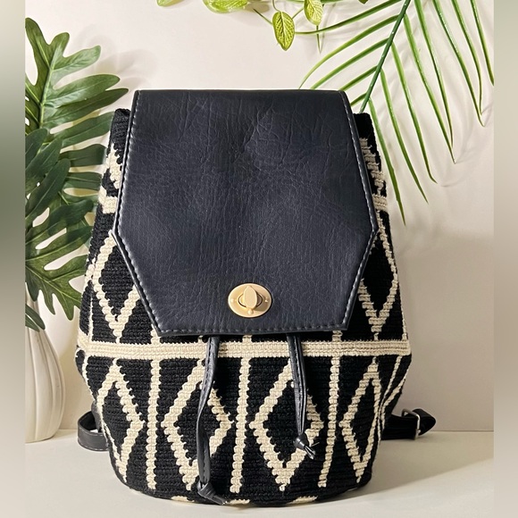 Eklectyc | Bags | Hippie Boho Large Backpack Indie Handknit Backpack ...